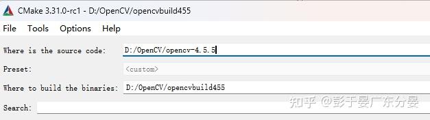 OpenCV4.5.5+opencv contrib/visual Studio/ CMake/ C++/ 配置及问题完全指南 - 知乎
