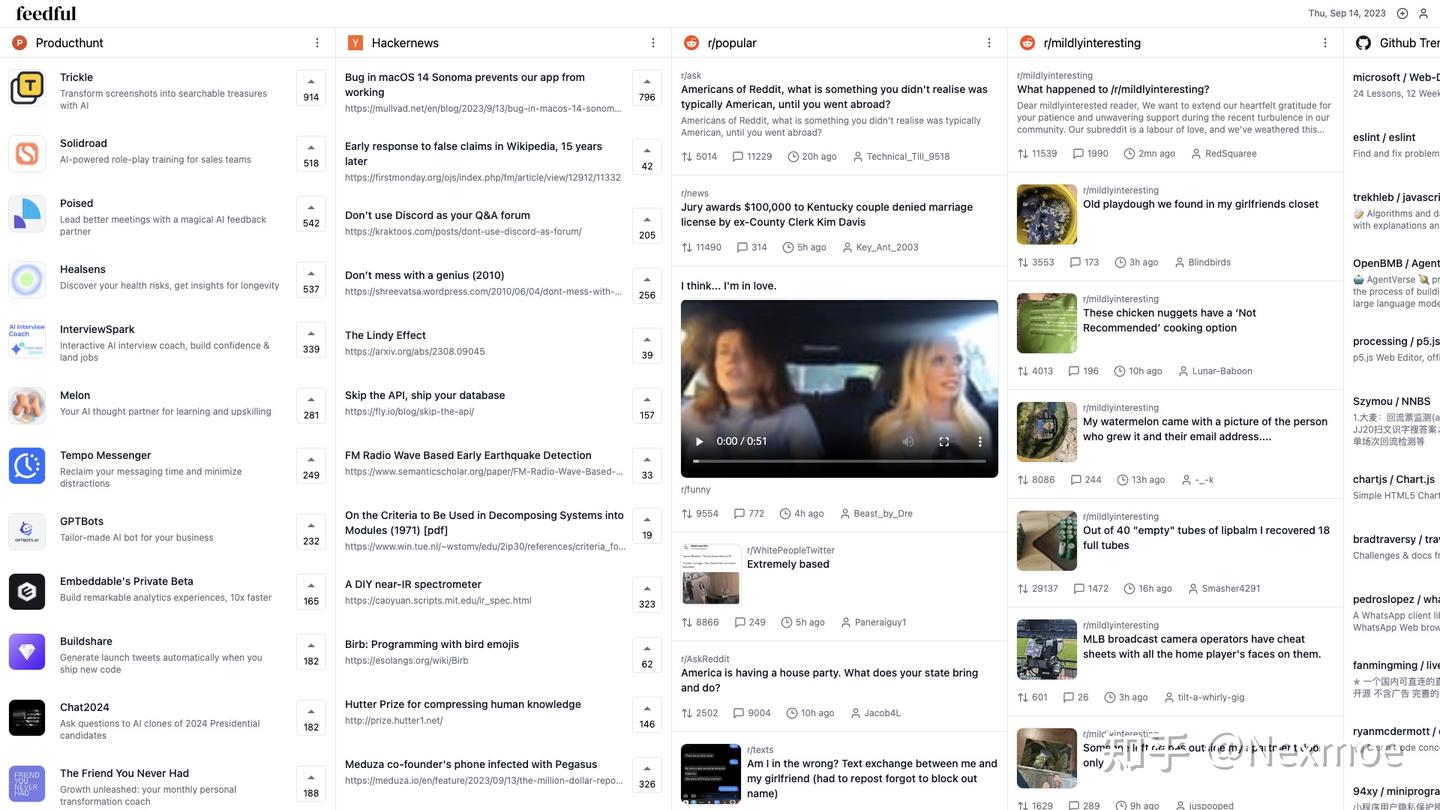 10 个网页端线上 RSS 阅读器 - 知乎