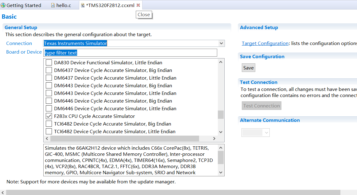 【环境配置】高版本的CCS如何运行仿真及如何导入3.3版本之前的工程文件 - 知乎