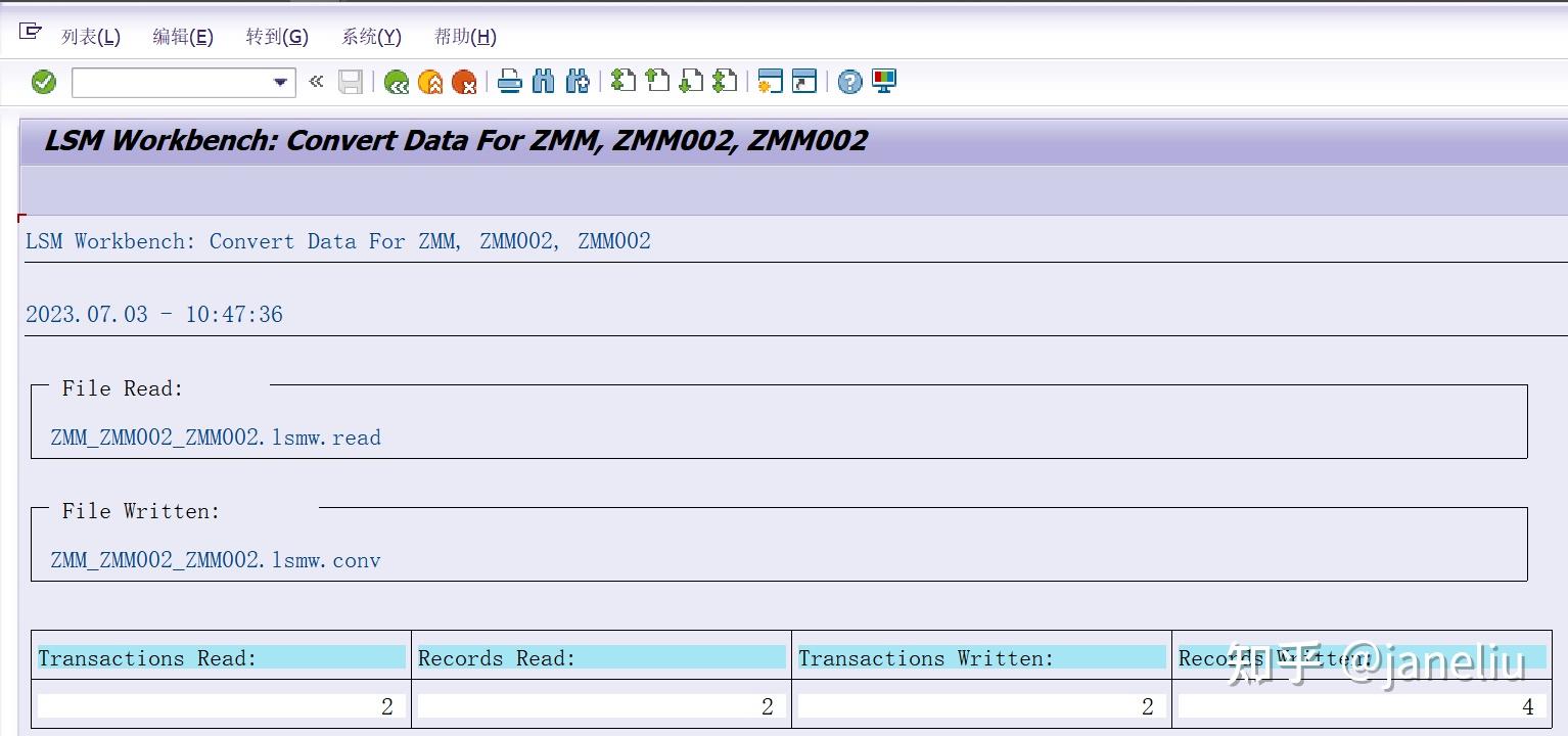 SAP LSMW+BAPI批量冲销物料凭证 - 知乎