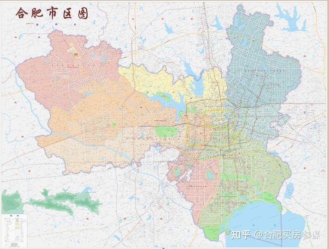 万亿城市合肥概况与发展优势介绍，含合肥市区高清版地图下载 - 知乎
