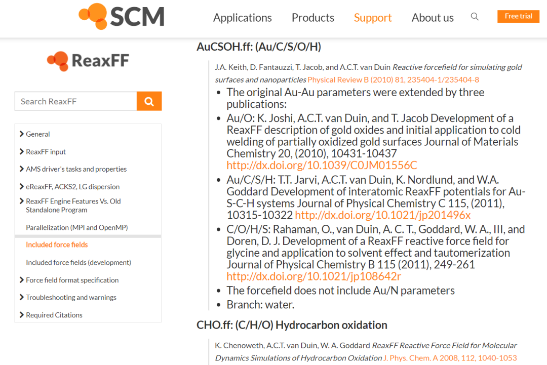 【LAMMPS系列】如何获取适合目标系统的反应力场ReaxFF - 知乎