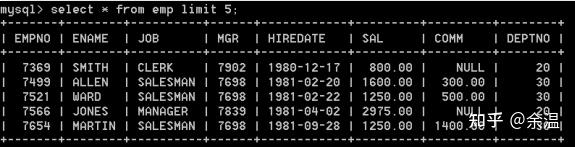 SQL语句limit用法详解 - 知乎