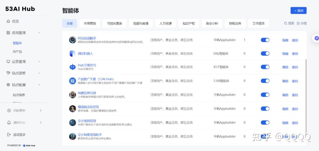 AI 办公神器 53AI Hub，专为非技术人员打造的智能体集成平台！ - 知乎