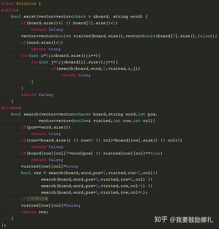 Leetcode 79 Word Search - 知乎