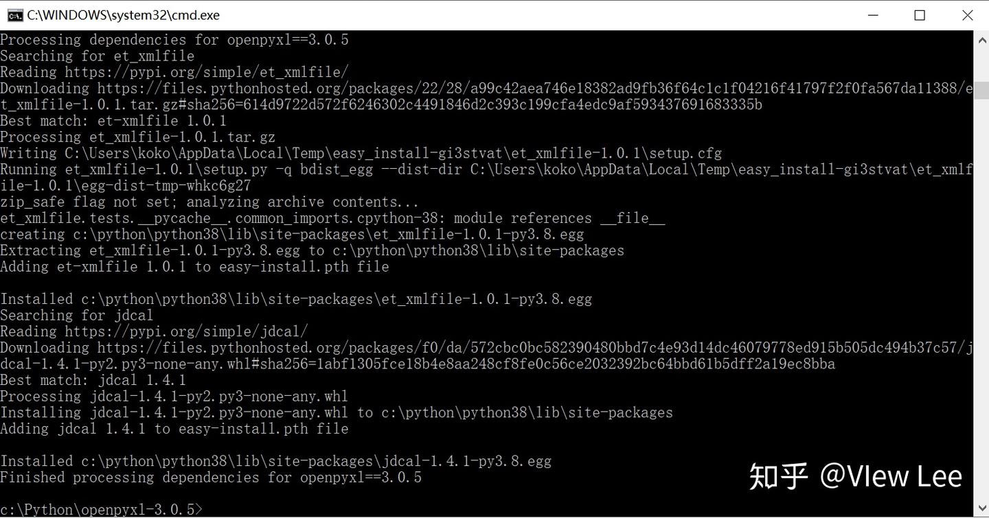 python openpyxl库下载和安装（附下载地址） - 知乎