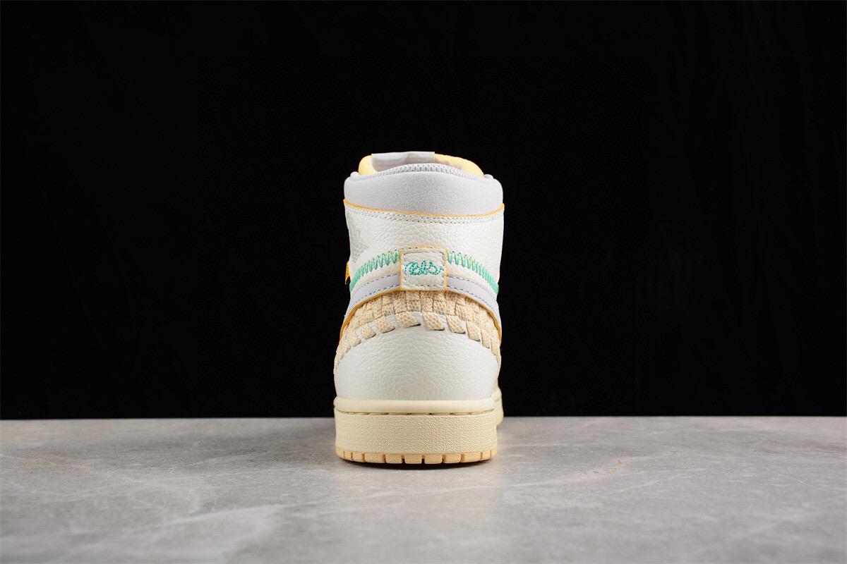 乔丹联名 Union x Air Jordan 1 High OG Woven 米白编织拼接高帮运动鞋 - 知乎