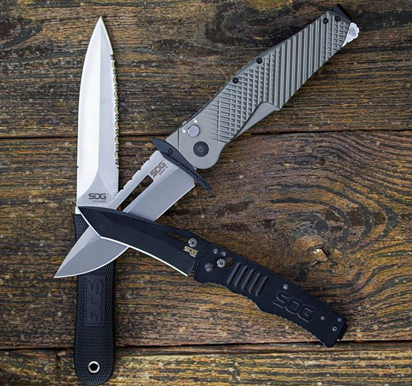 SOG Pentagon S14-N五角菁英直刀测评：一把专为穿刺和劈砍设计的“牛逼”双刃剑 - 知乎