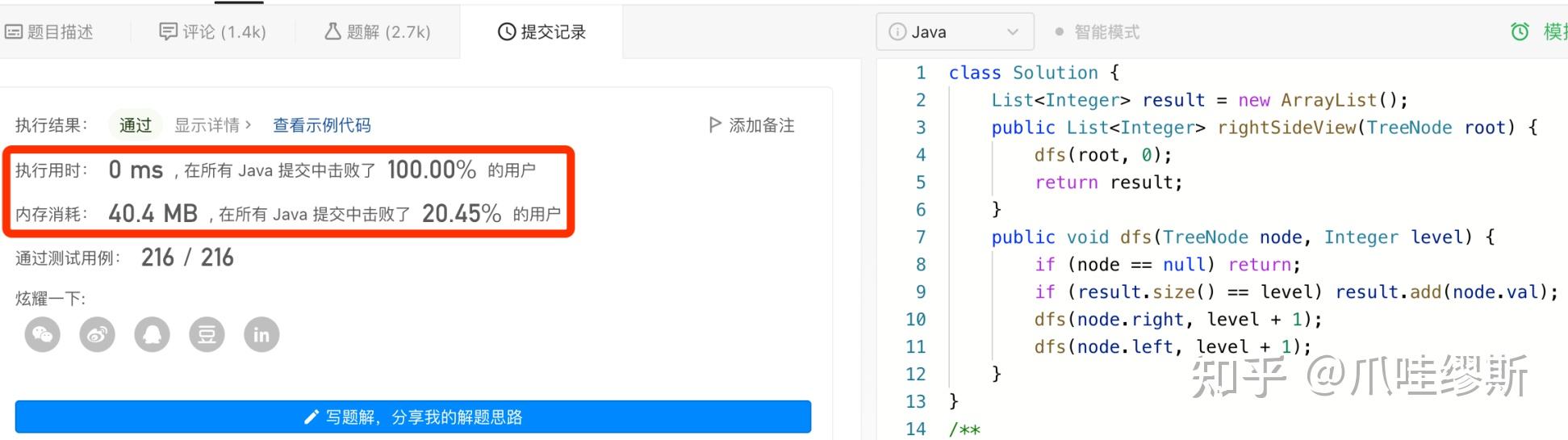 图解LeetCode——199. 二叉树的右视图 - 知乎