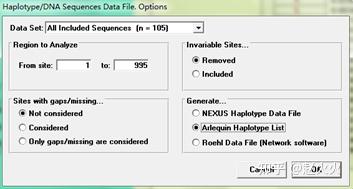 DNASP使用方法 - 知乎