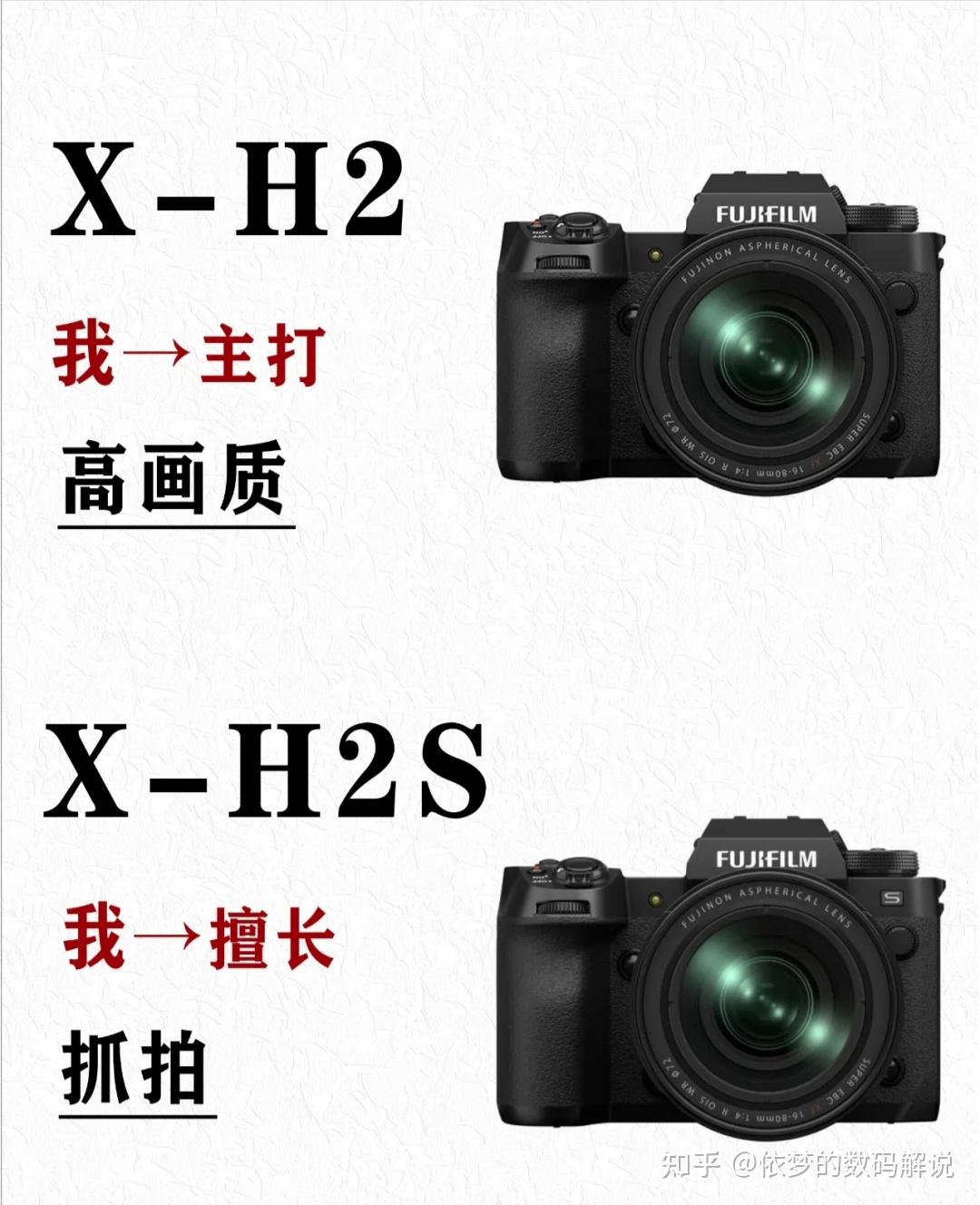 富士xh2s和xh2怎么选？区别在哪？ - 知乎