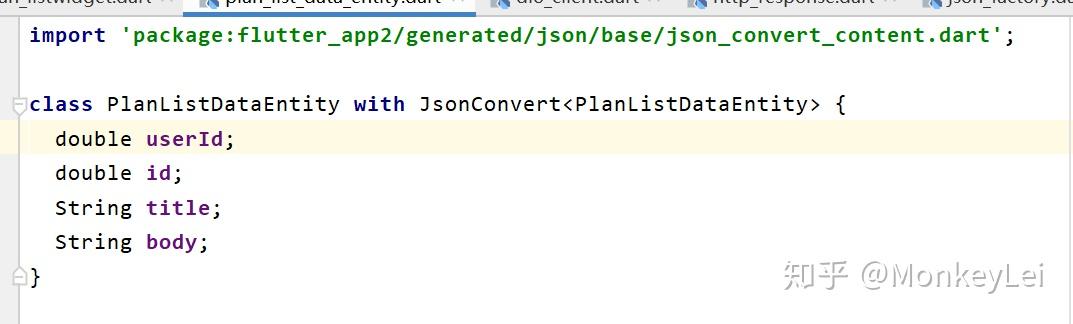 Flutter-Json转实体类(插件FlutterJsonBeanFactory)-这才是完整的！ - 知乎