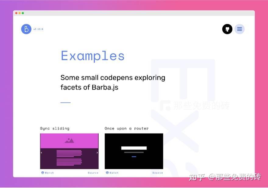 Barba.js - 免费开源的JavaScript 工具库，在网页上实现流畅、酷炫的过渡效果 - 知乎