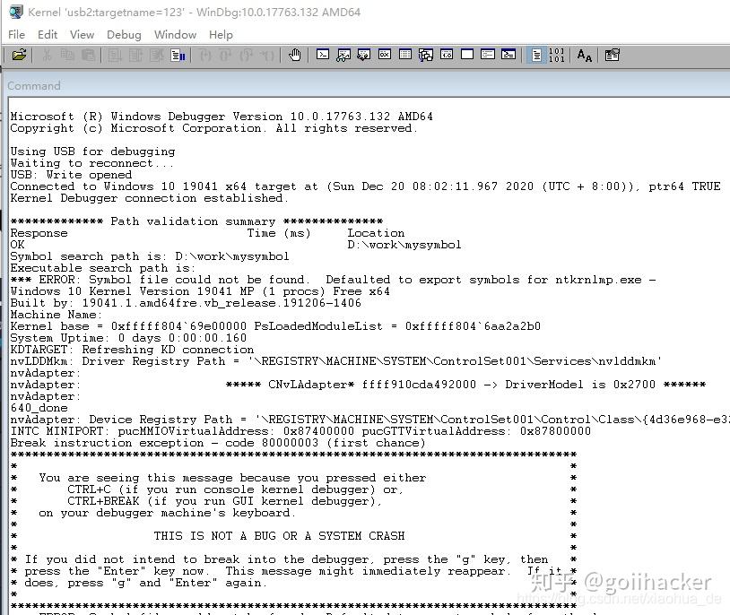 Windows windbg kernel debug 双机内核调试 USB3.0 USB 调试线 - 知乎