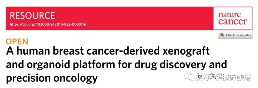 文献解读|药物研发验证模型-PDXO模型 - 知乎
