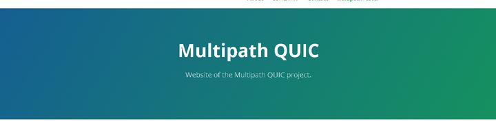酷站推荐 - multipath-quic.org - Multipath QUIC - 知乎
