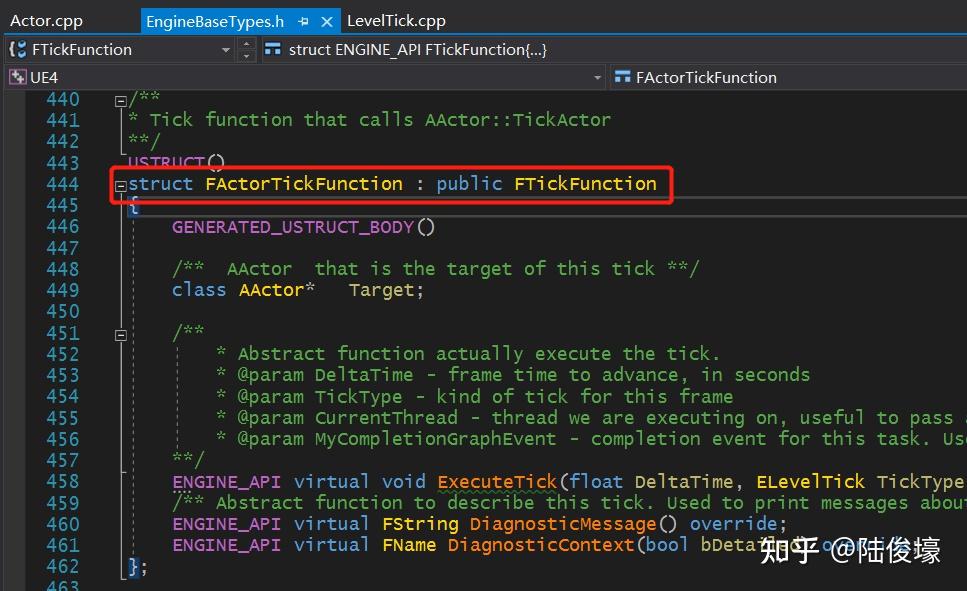 UE4 TickFunction 的应用 - 知乎