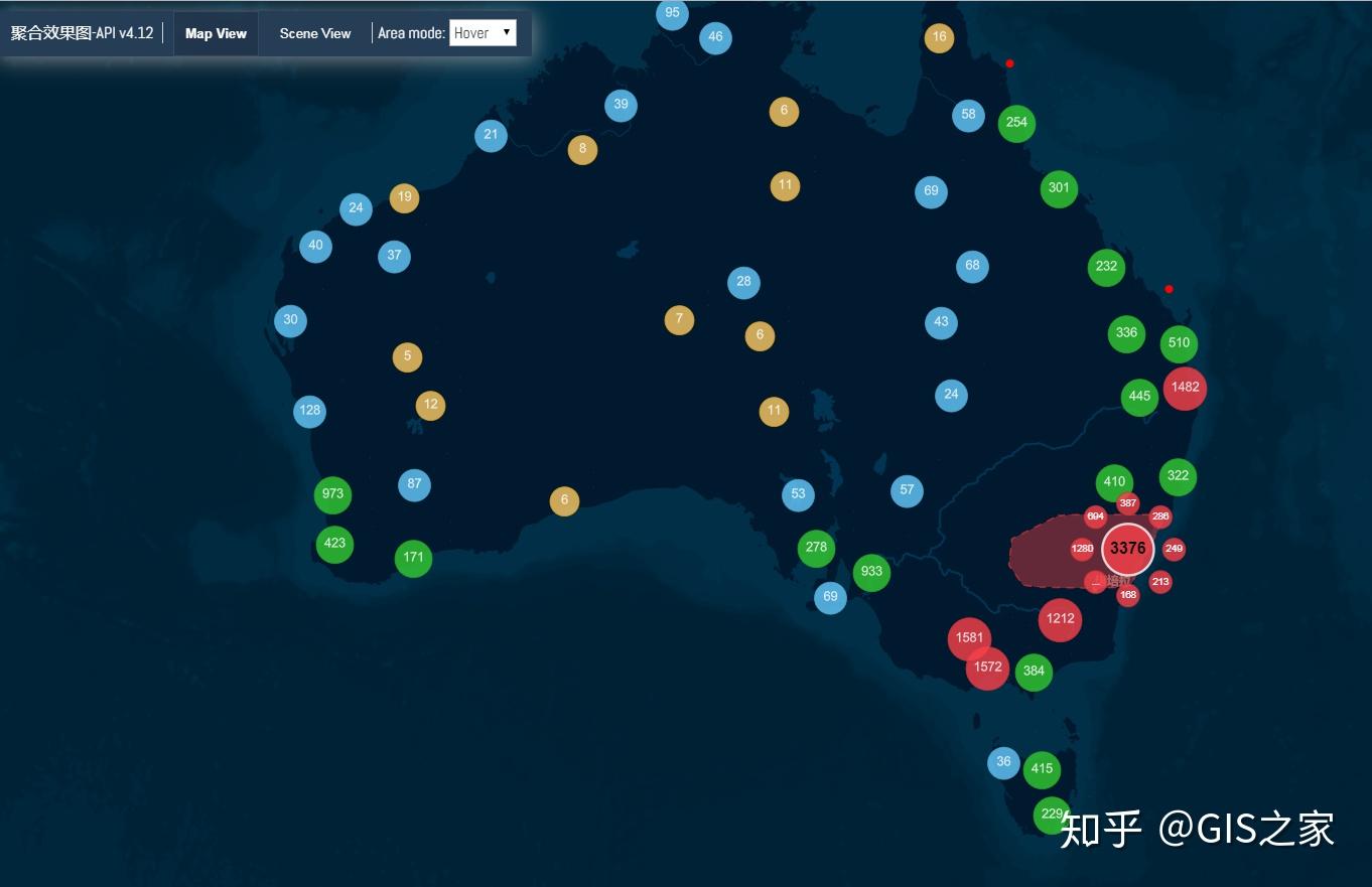 arcgis api 4.x for js 聚合效果图(附源码下载) - 知乎