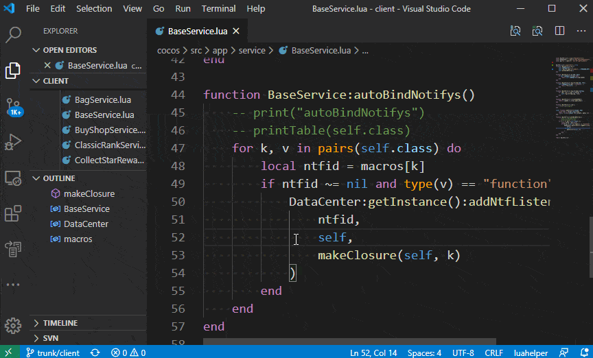 VSCode lua插件LuaHelper - 知乎