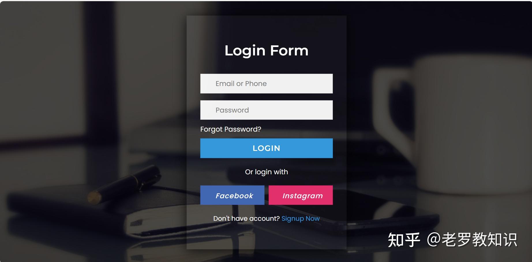 HTML5+CSS3实现的简洁好看的登录+注册页面模板(16款) - 知乎
