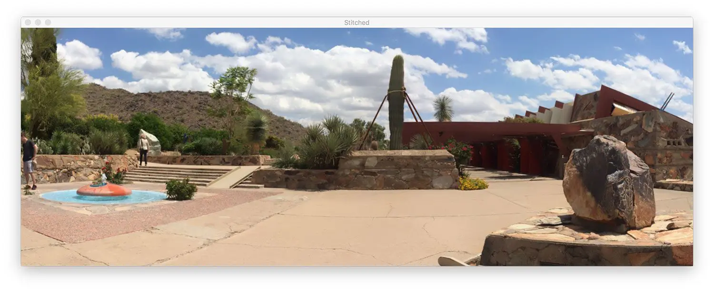 PyImageSearch学习笔记三（使用Opencv拼接全景地图二） - 知乎