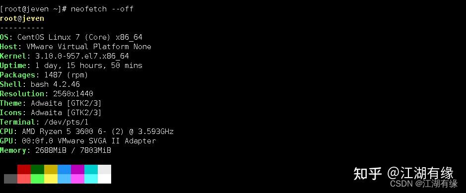 Linux系统之neofetch工具的基本使用 - 知乎