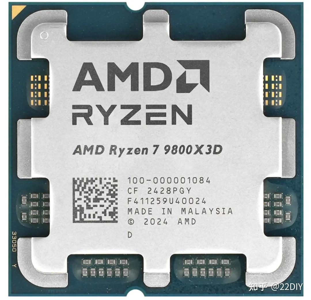AMD：3D V-Cache 装反了！！AMD Ryzen 7 9800X3D 对比 7800X3D / 9700X - 知乎