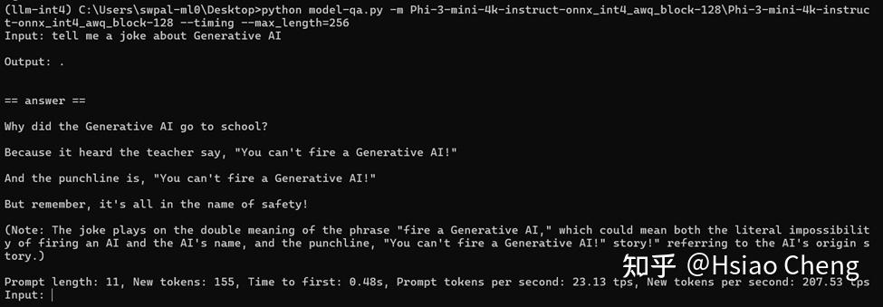 通过DirectML和ONNXRuntime运行Phi-3模型 - 知乎