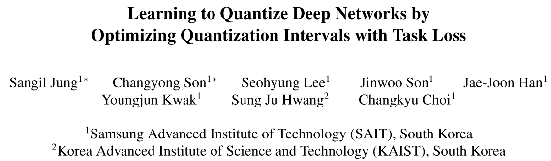 训练量化之 QIL: Optimizing Quantization Intervals with Task Loss - 知乎