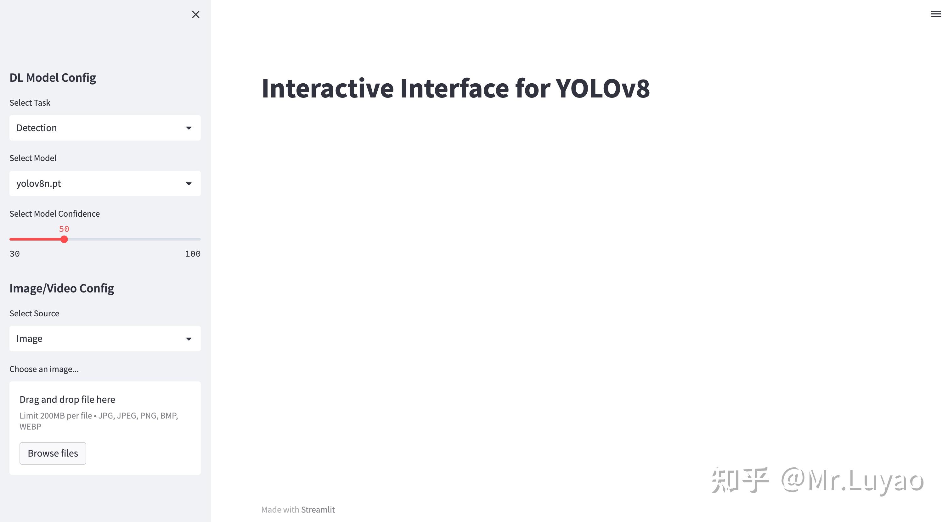 使用Streamlit开发YOLOv8的可视化交互界面 - 知乎