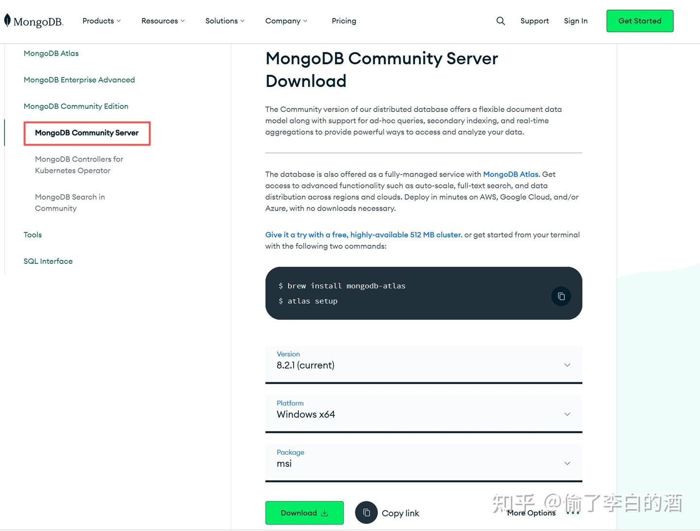 最新Windows MongoDB的安装及配置图文说明（非常详细） - 知乎