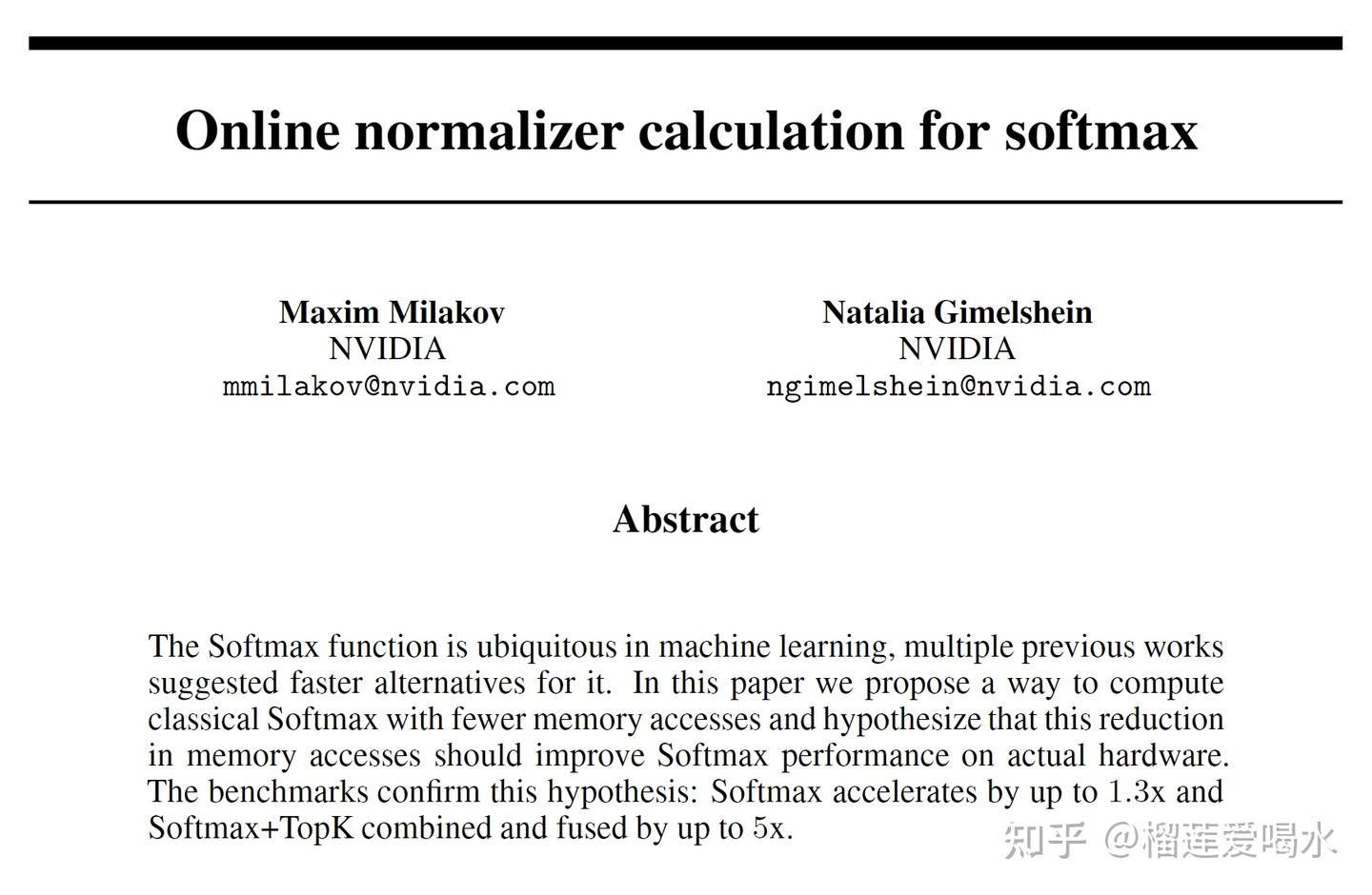 Flash Attention (零) - Online Softmax - 知乎