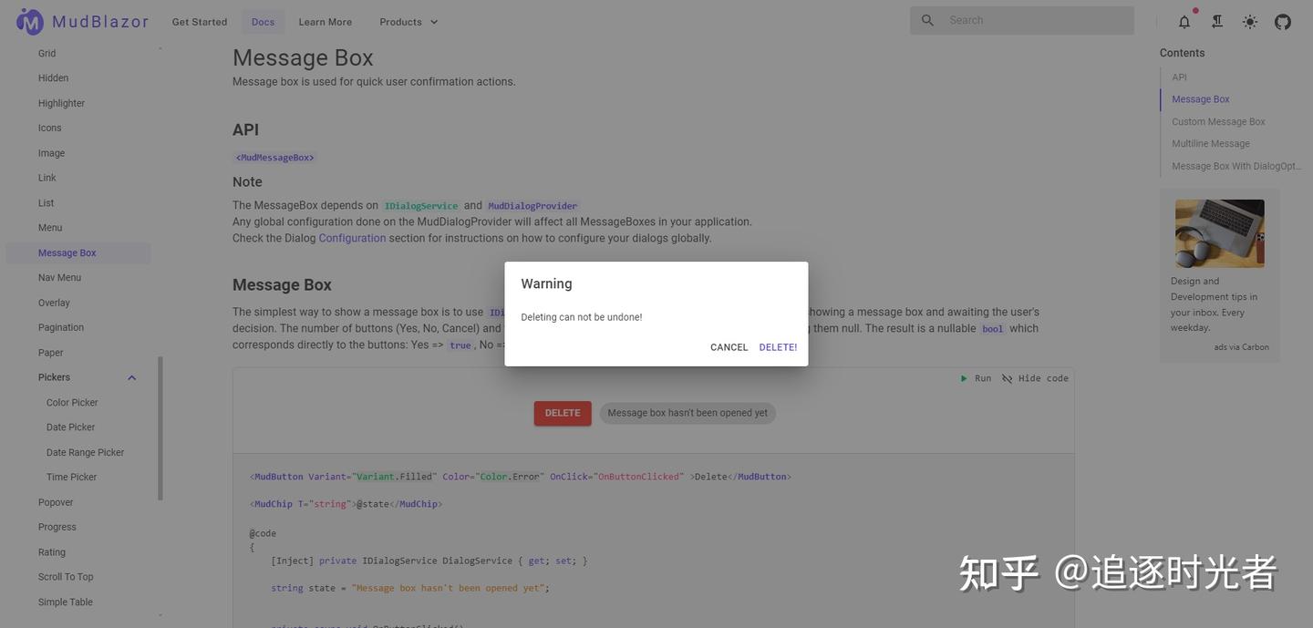 MudBlazor：基于Material Design风格开源且强大的Blazor组件库 - 知乎