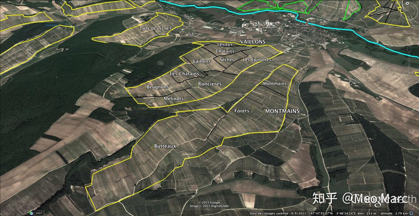 可能是最全的夏布利Chablis详解（2）——夏布利的一级田和特级田 - 知乎