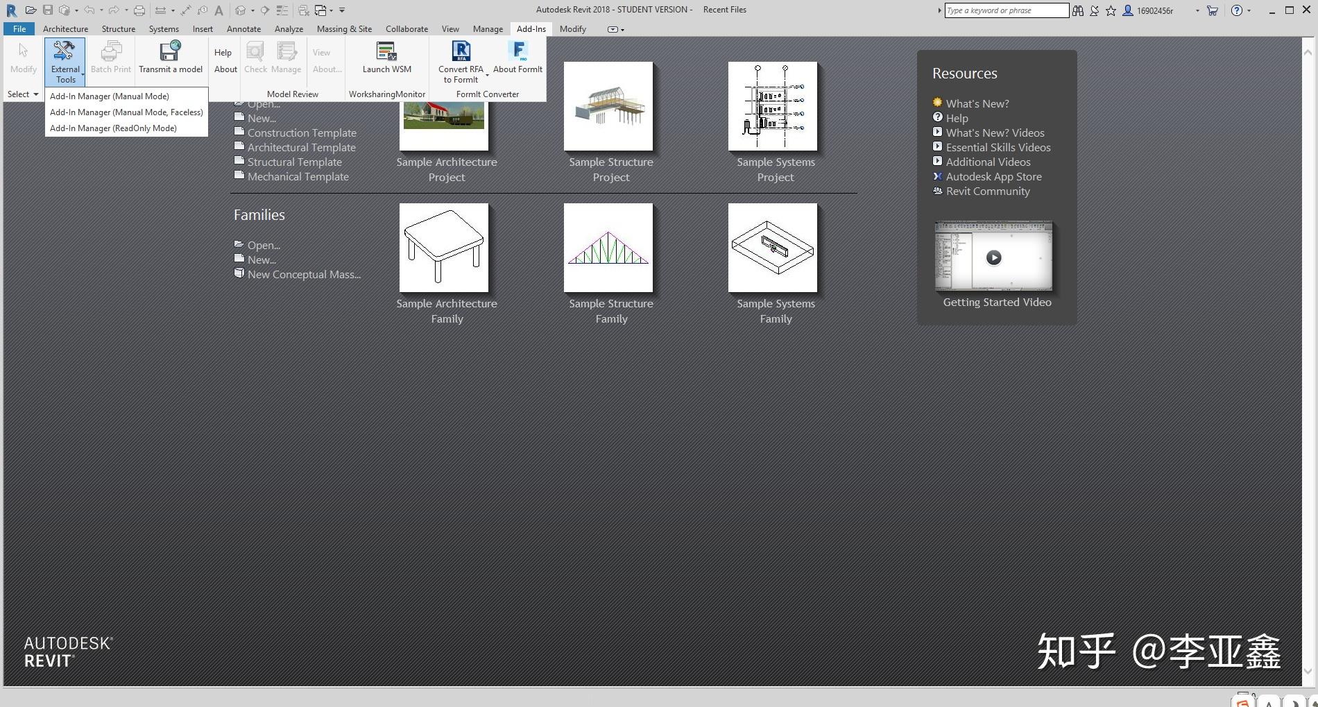 Revit二次开发——AddinManager 设置 - 知乎