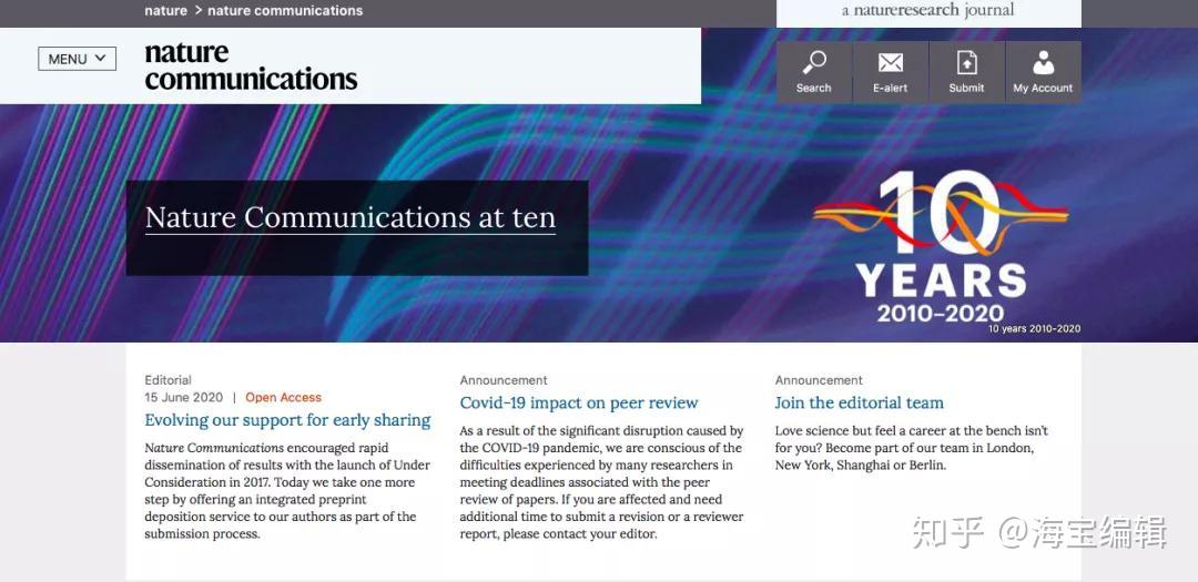 【期刊解析】浅析Nature Communications - 知乎