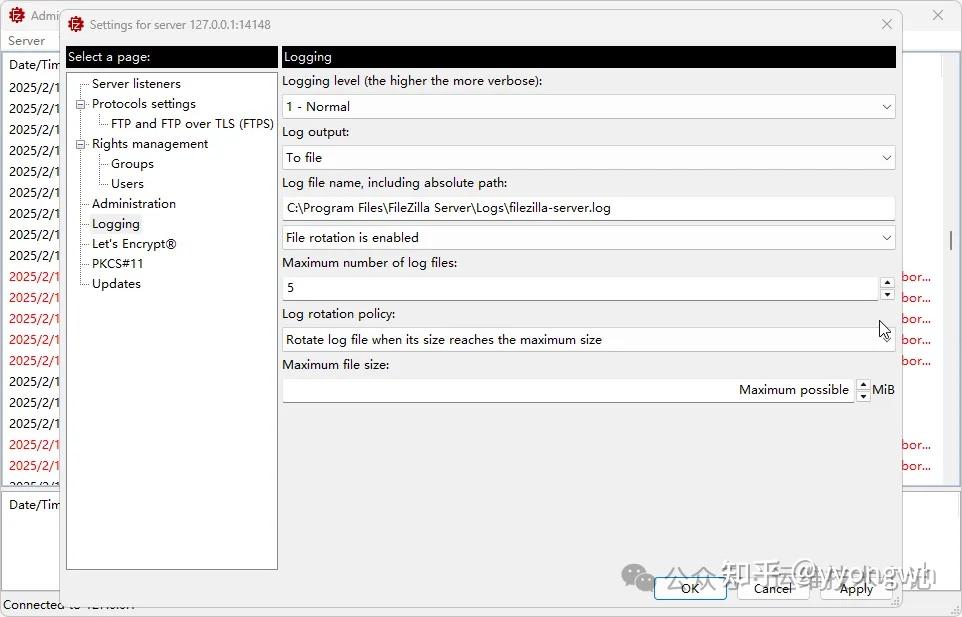 用FileZilla Server 1.9.4给Windows Server 2025搭建FTP服务端 - 知乎