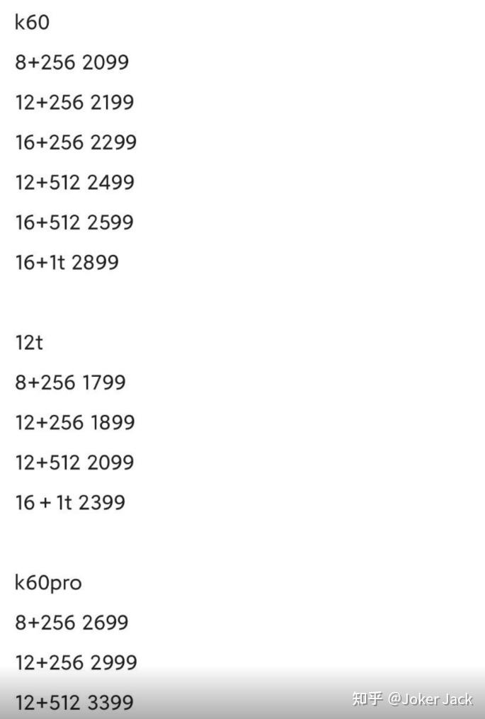 618被红米k60背刺，官宣k60系列直降500+200 - 知乎