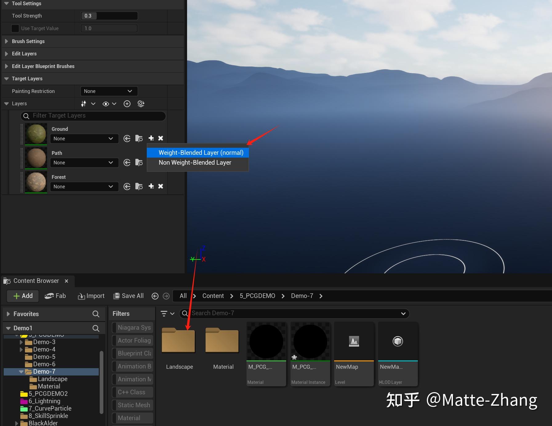 最新《UE5.5.3 创作秘籍：巧用地形 Layer 与 PCG，打造笔刷绘制的奇幻森林》 - 知乎