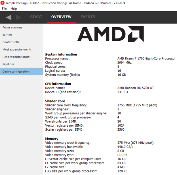 性能分析工具Radeon GPU Profiler - 知乎