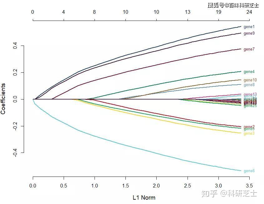 手把手带你画高大上的lasso回归模型图 - 知乎