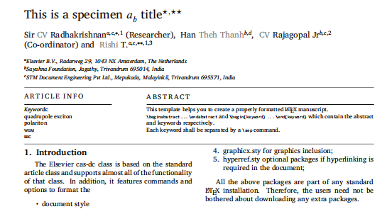 英文论文双栏模板 - 知乎