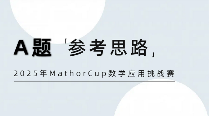 【解题思路】2025年MathorCup数学应用挑战赛A题思路（2）+可运行代码（免费分享） - 知乎