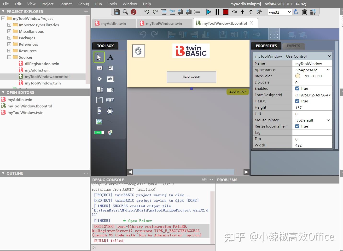twinBASIC-VB6的替代者的最新功能预览(支持64位VBA插件开发及ActiveX) - 知乎