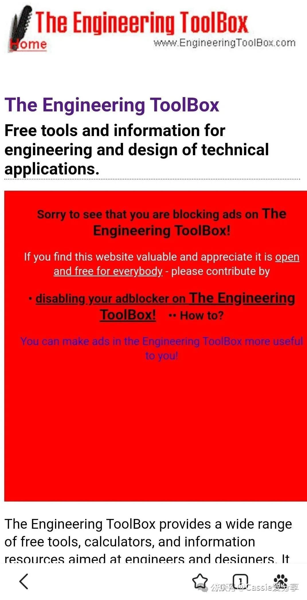 化工人必须知道的一个非常实用的免费工具：The Engineering ToolBox！！！ - 知乎