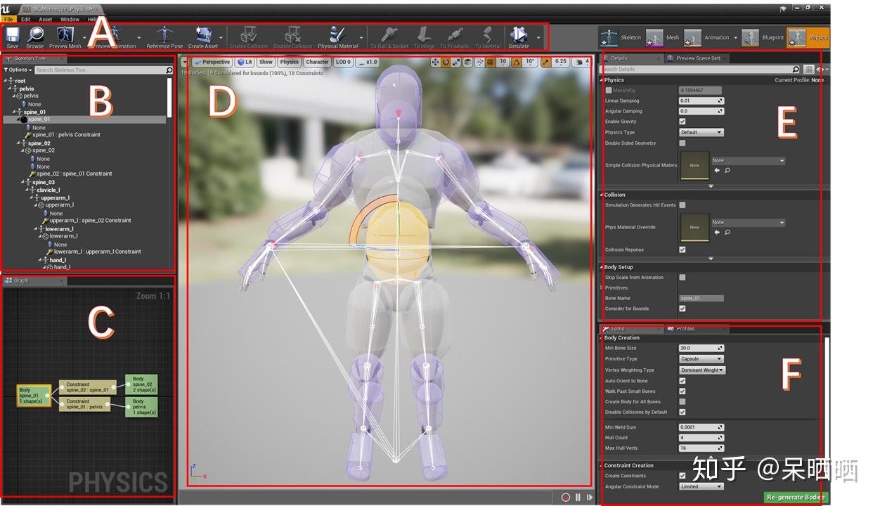 UE4物理精粹Part 2：Physics Assets Tool详解 - 知乎