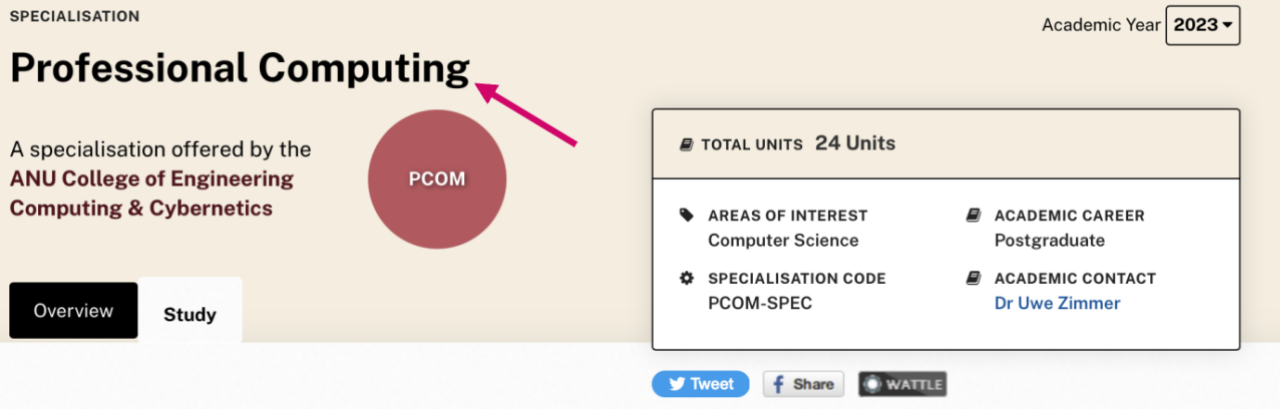 ANU Master of Computing 保姆级选课指南 - 知乎