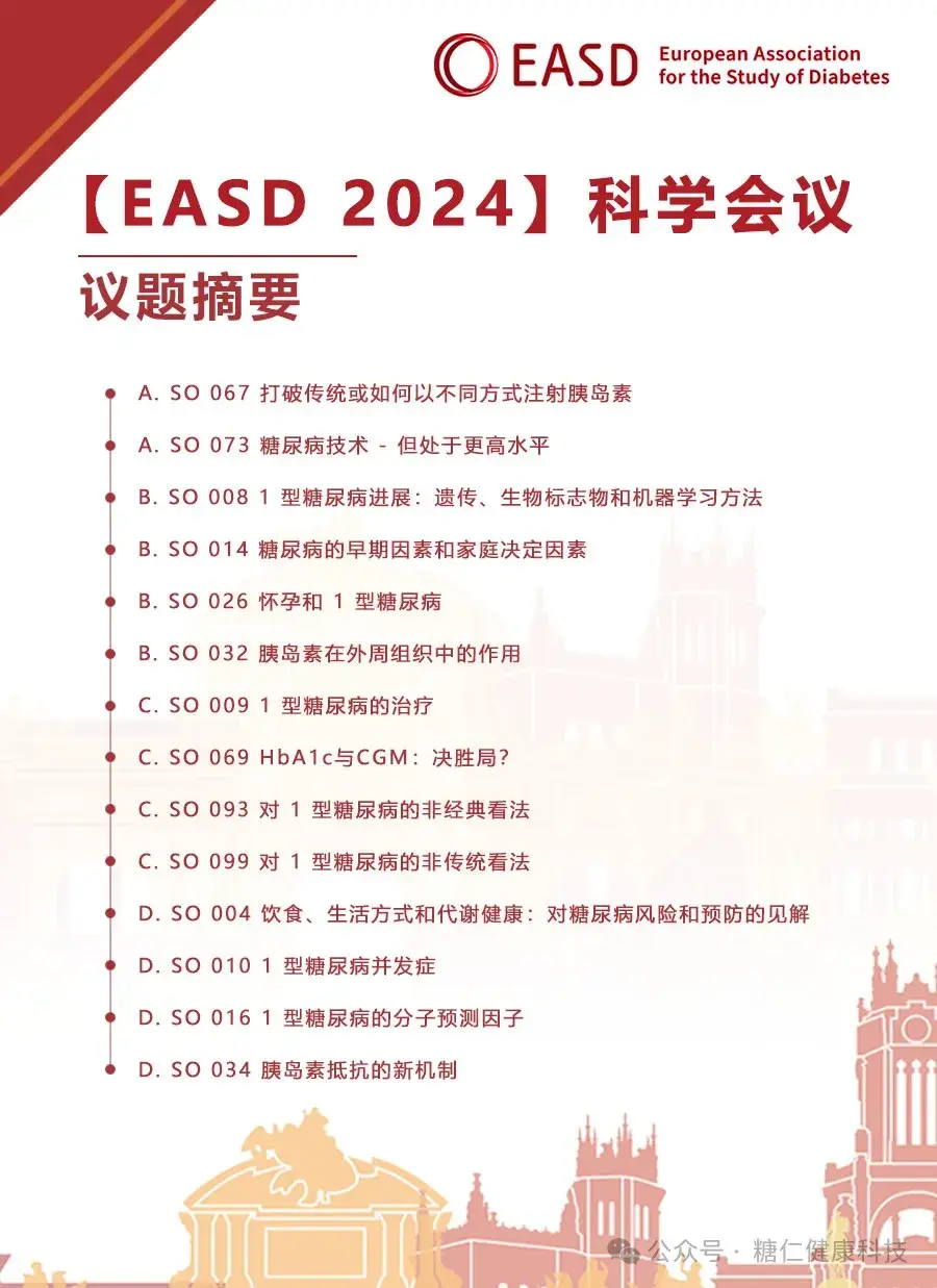【EASD 2024】欧洲糖尿病研究协会科学会议 - 知乎