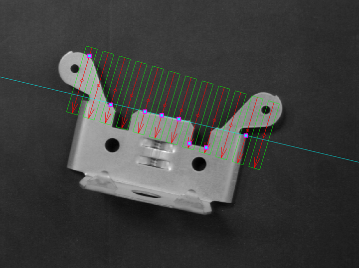 卡尺工具：实现halcon中的fit_line_contour_xld - 知乎