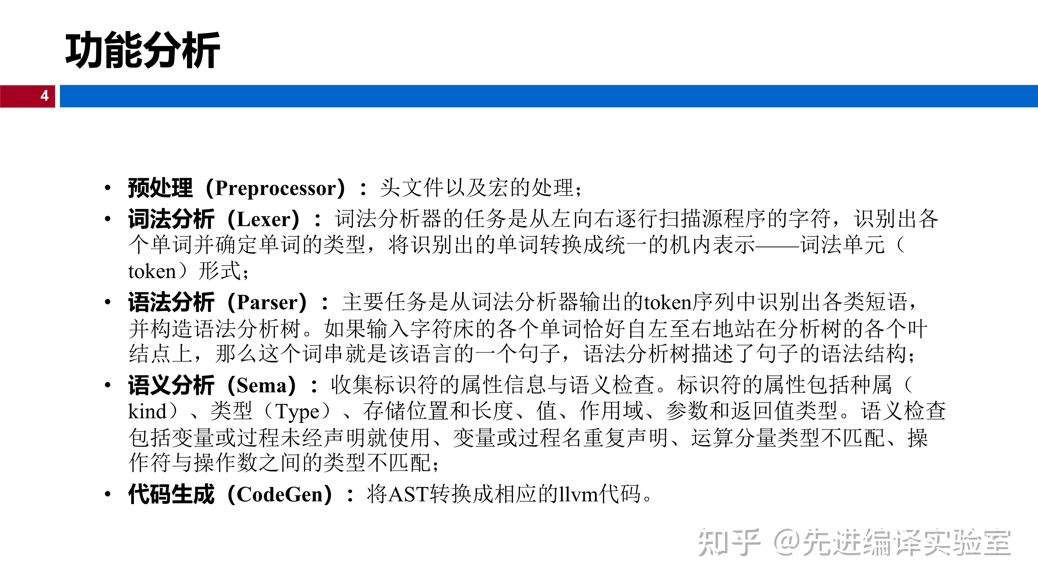 LLVM编译器入门（二）：Clang前端[PPT] - 知乎